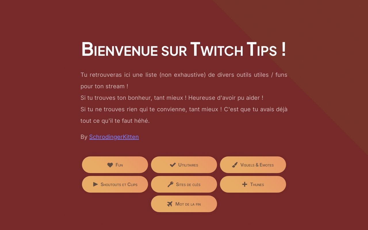 Twitch Tips by SchrodingerKitten